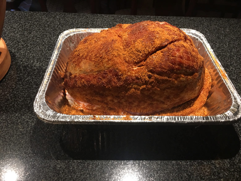 Double Smoking a Spiral Ham melissa cook ston