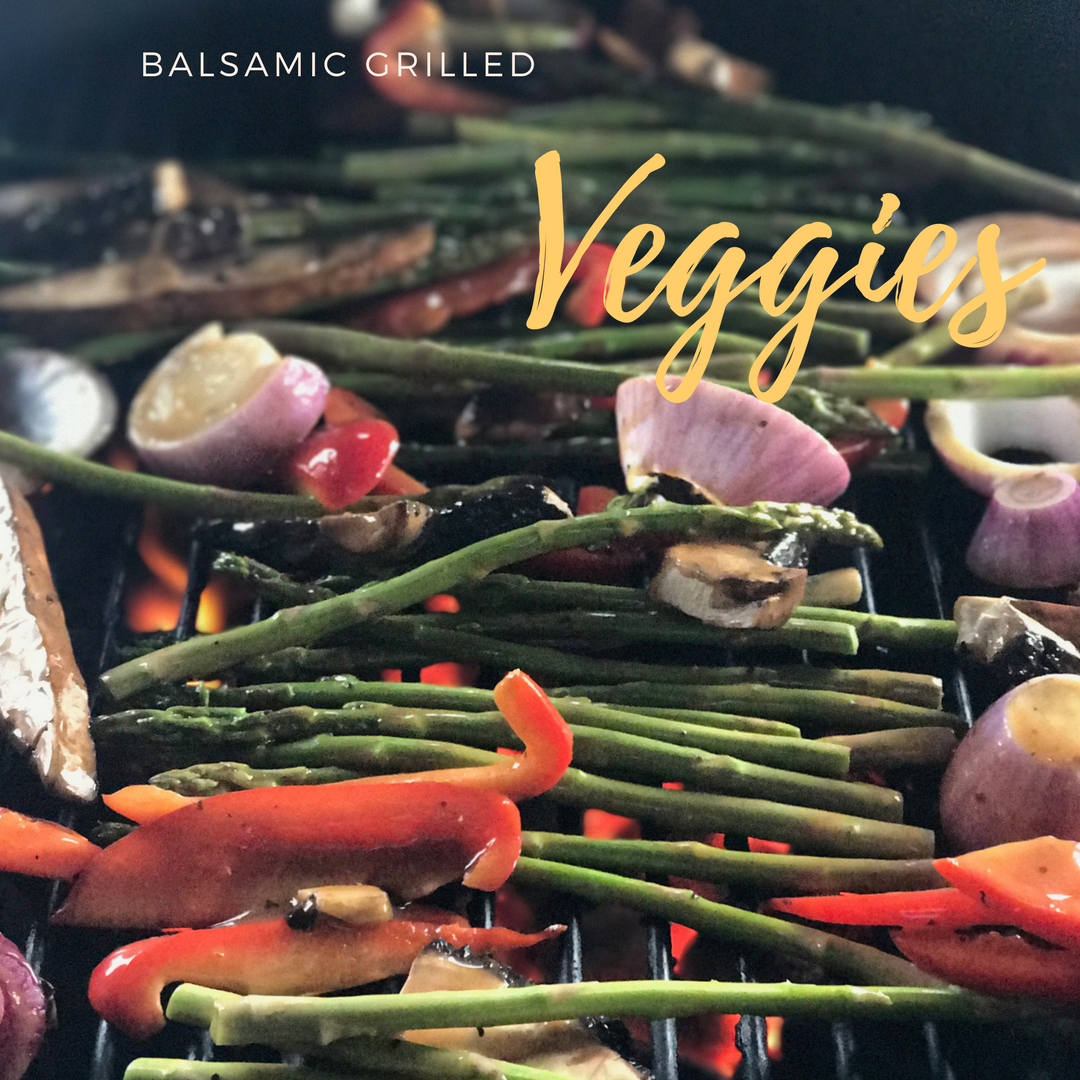 Balsamic Grilled Veggies melissa cook ston
