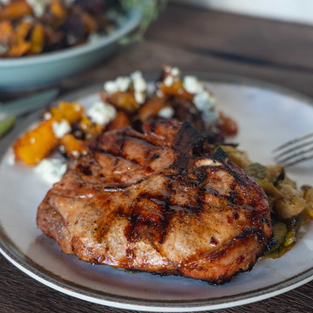 Chipotle Maple Pork Chops - Melissa Cookston Staging