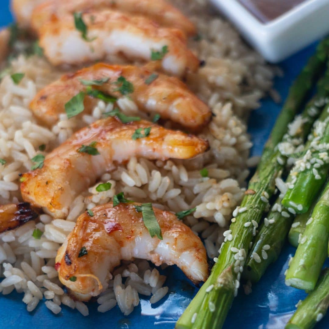 Grilled Sambal Chicken and Shrimp - Melissa Cookston