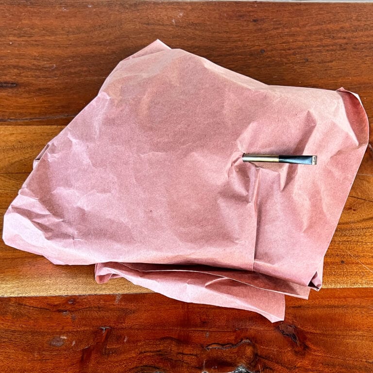 BBQ Chicken in Pink Butcher Paper - Melissa Cookston